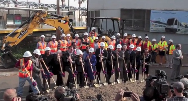| Los Angeles: Construction begins on Crenshaw/LAX light-rail lineDilemma X
