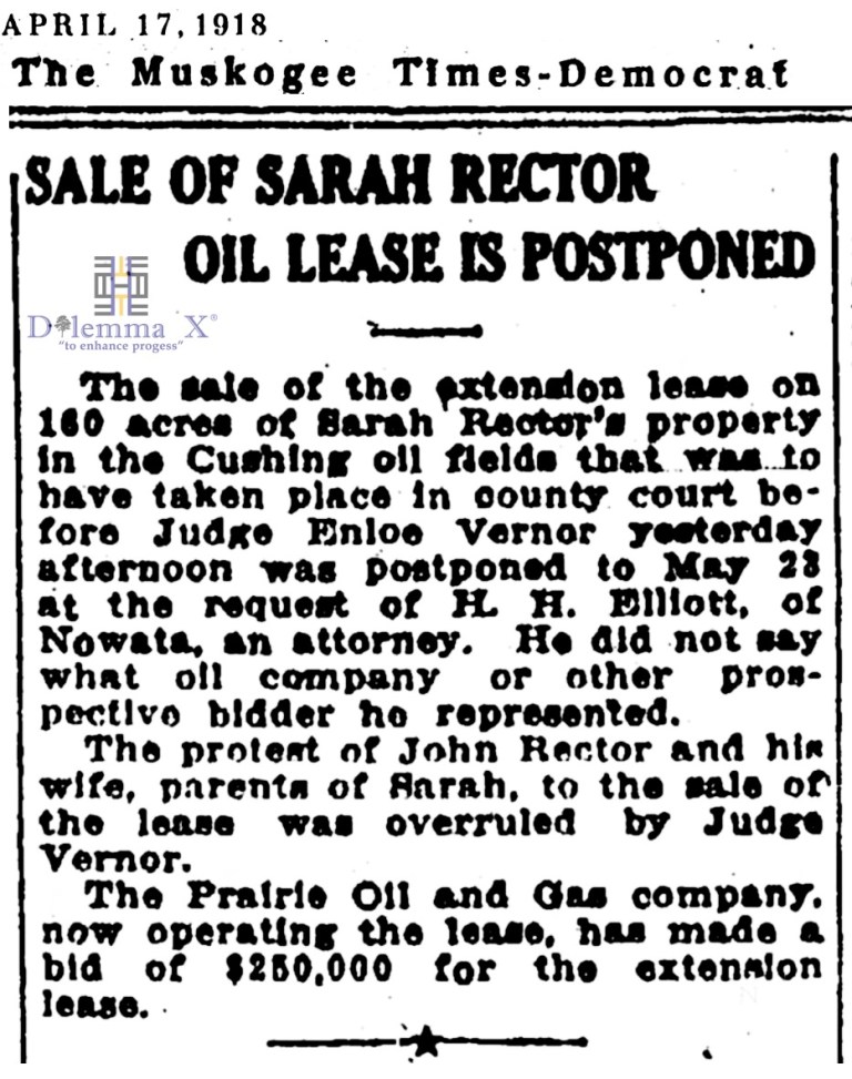 | Remembering Yesteryear: Sarah Rector- The youngest African American ...