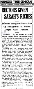 | Remembering Yesteryear: Sarah Rector- The youngest African American ...