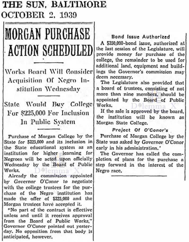 | Remember Yesteryear: A historical look back to when Morgan State ...