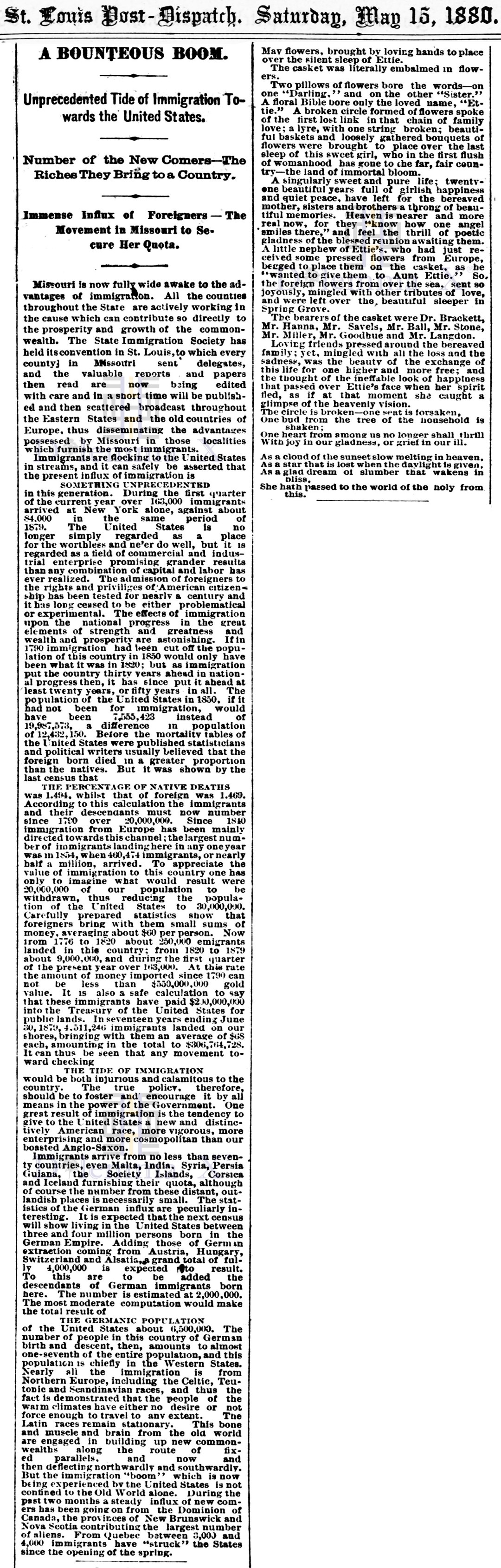 | Immigration: The U.S. once viewed Europeans who were non-British as ...